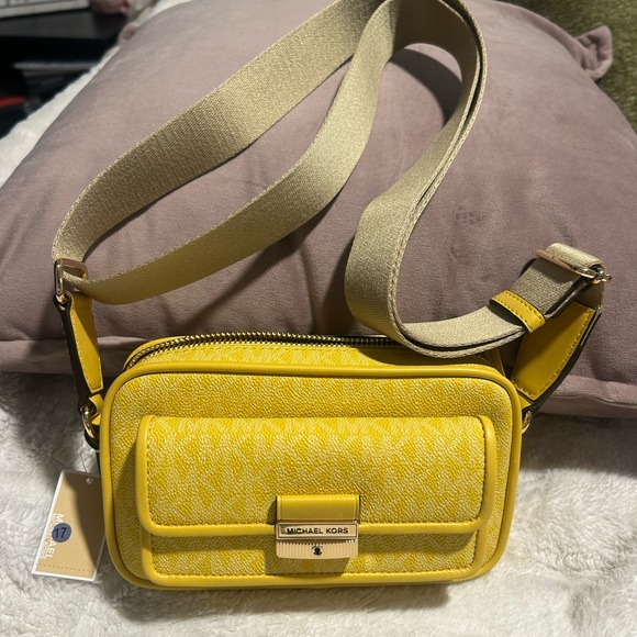 Michael Kors | Bags | Michael Kors Vibrant Yellow Crossbody Bag | Poshmark
